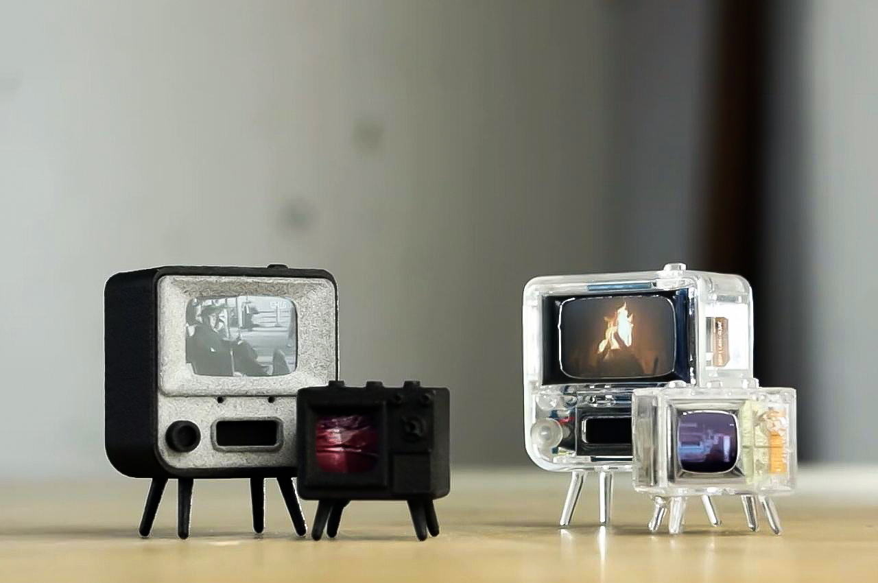 非常可爱的一台 TinyTV 微型电视机 - 普象网