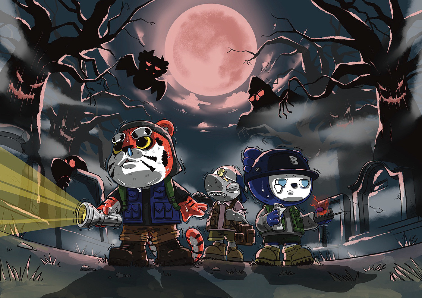 Horror experience——手工制作的卡通人物！ - 普象网