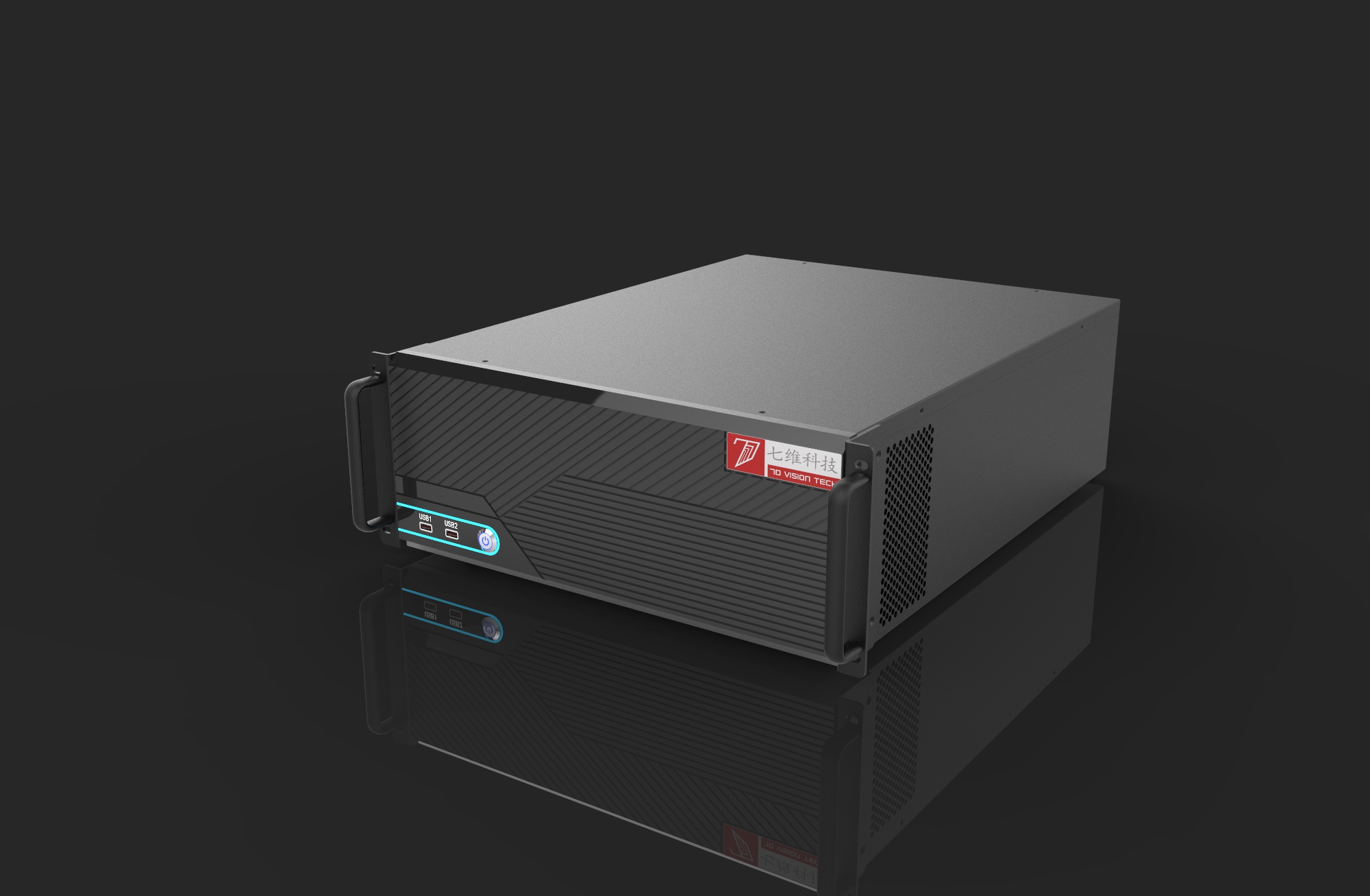 4U机箱的外观设计 - 普象网