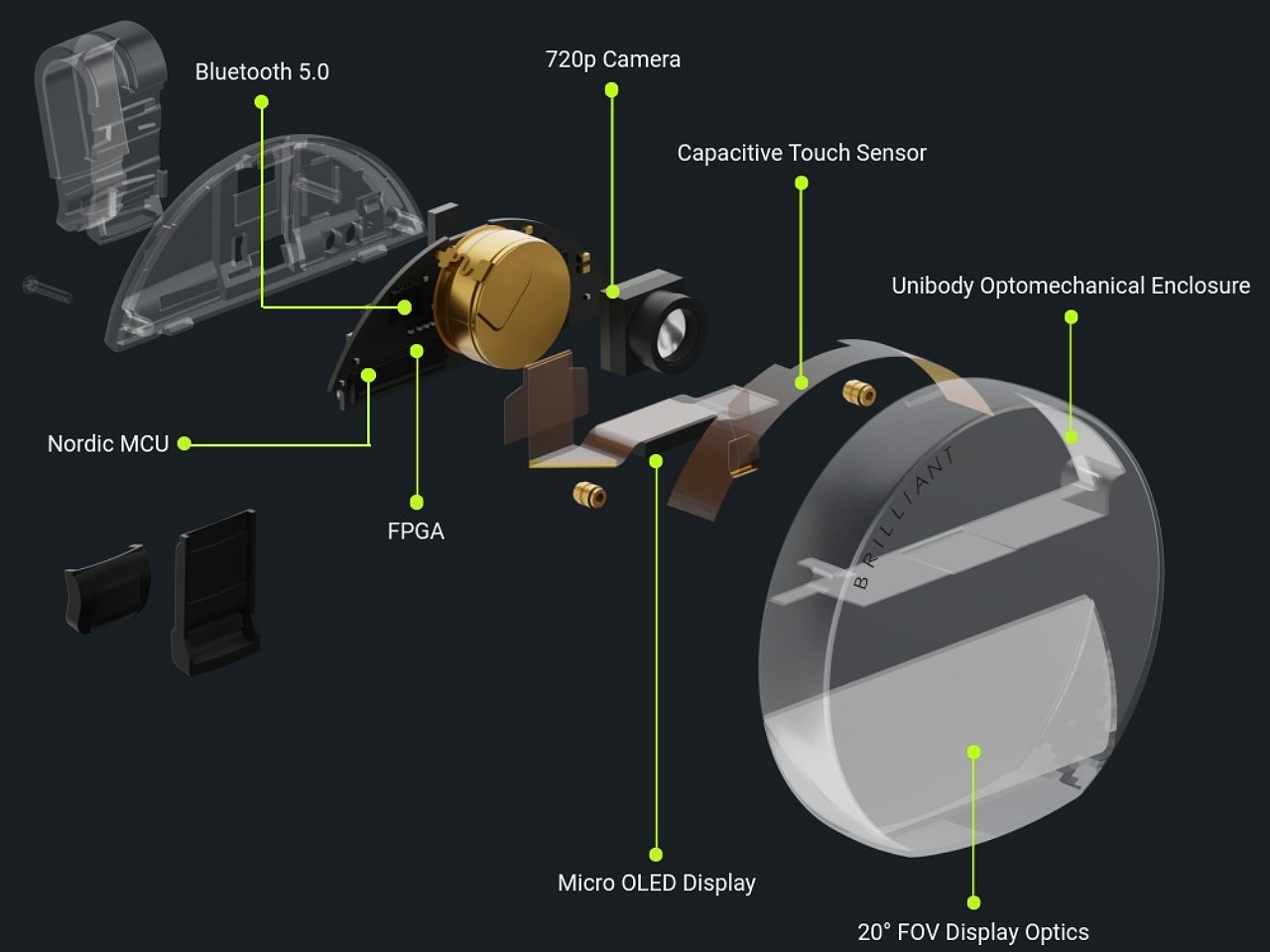 黑科技来了！Monocle能把任何眼镜变成AR设备~太神奇 - 普象网