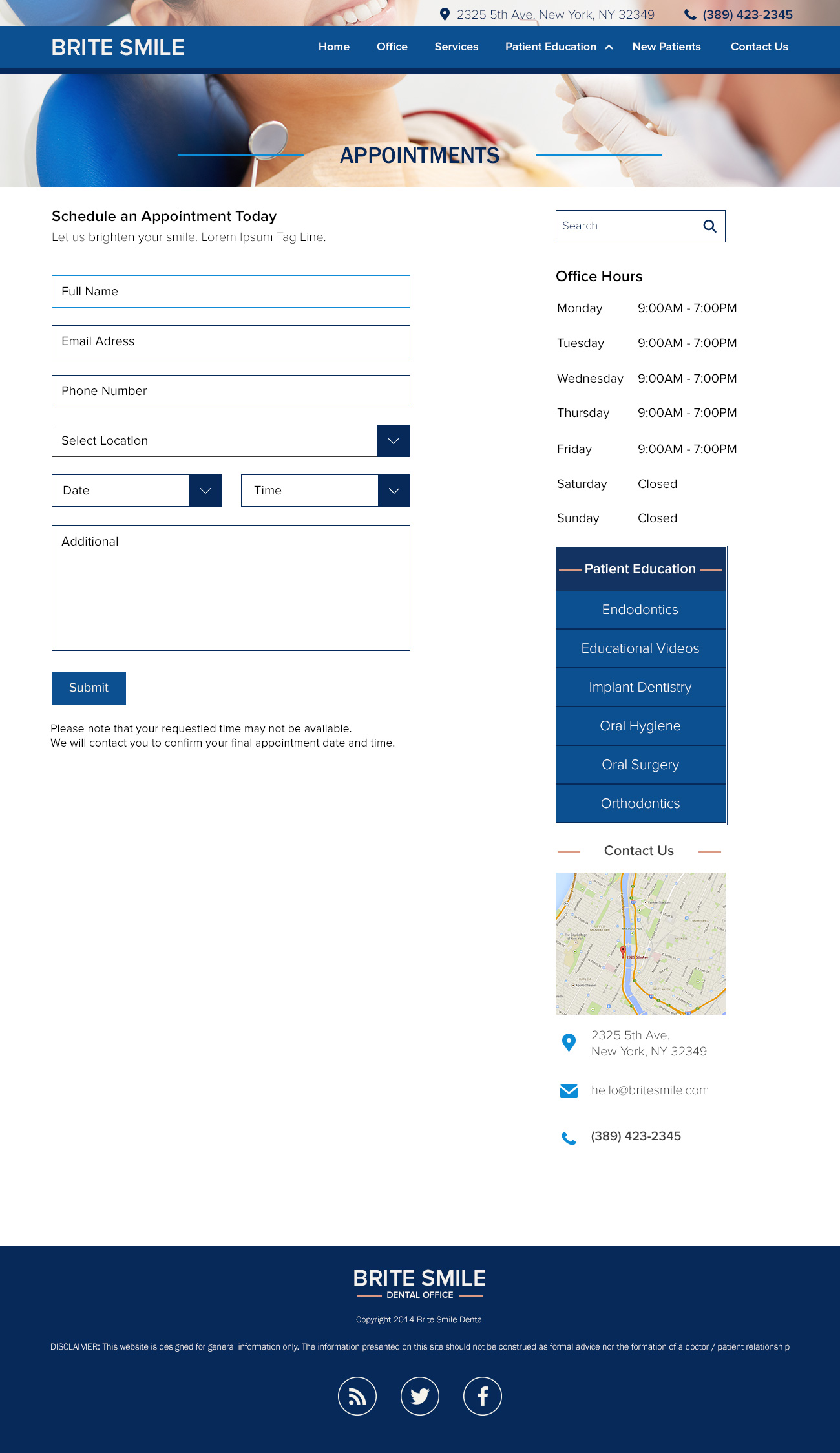 Brite Smile Dental Template - 普象网