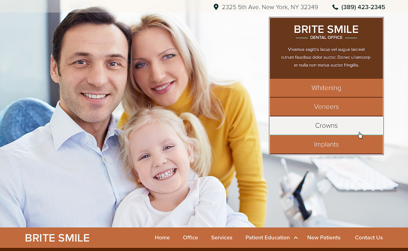 Brite Smile Dental Template - 普象网