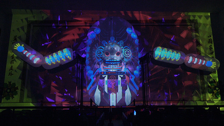 "Psychic of Light" Mapping and Robotic Sculpture - 普象网