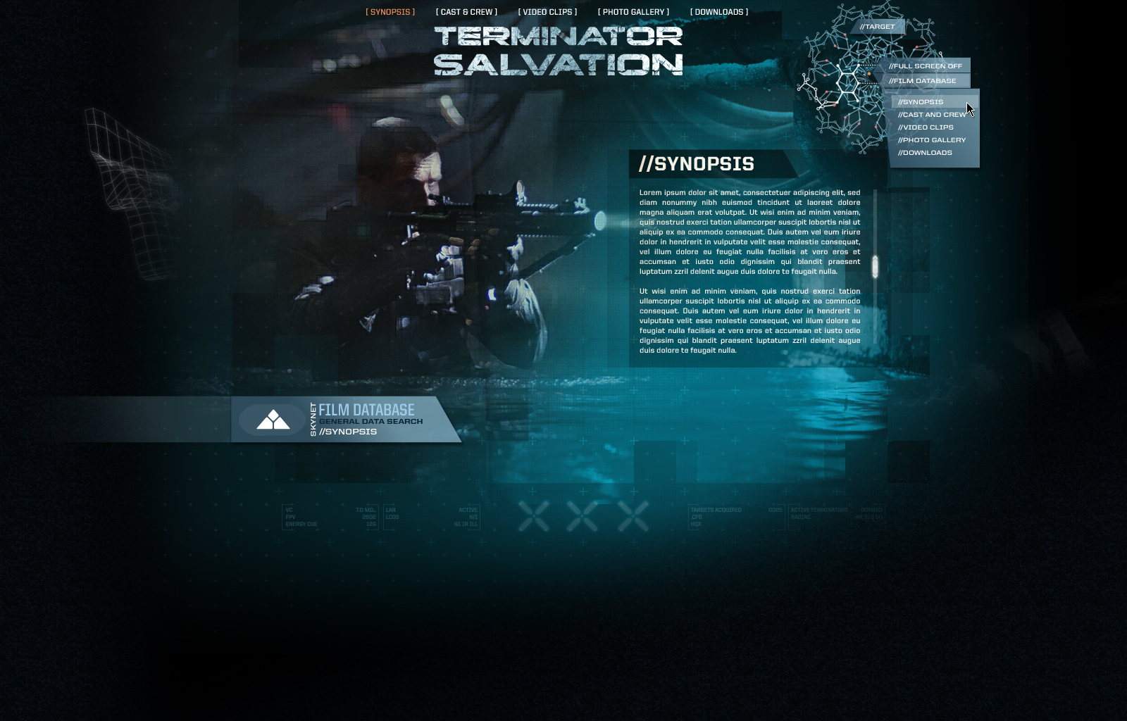 Terminator Salvation INTL Theatrical Website - 普象网