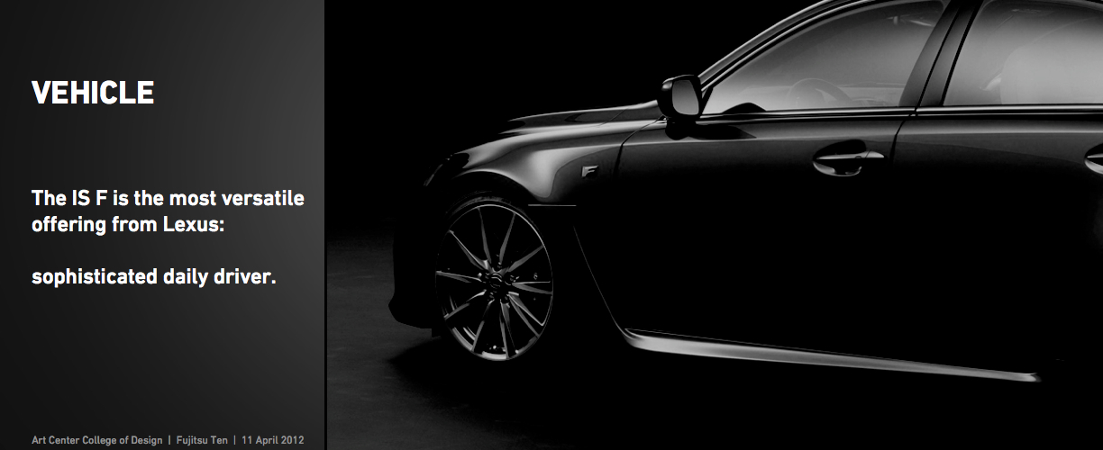 Lexus ISF Driver Interaction - 普象网