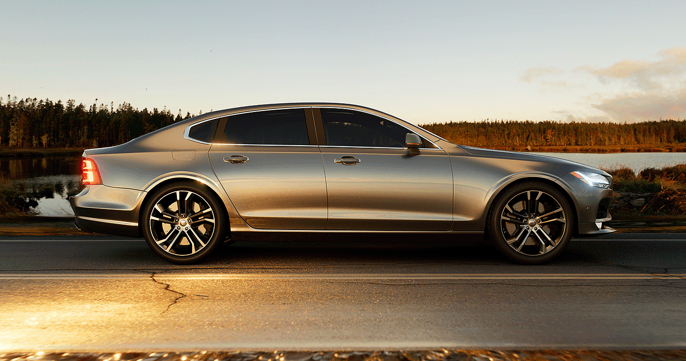 VOLVO S90 豪华轿车，360度无死角的美！ - 普象网