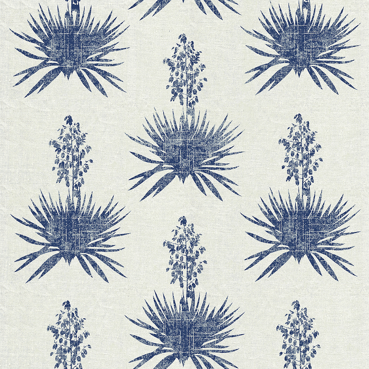 BLUE YUCCA-TEXTILE DESIGN - 普象网