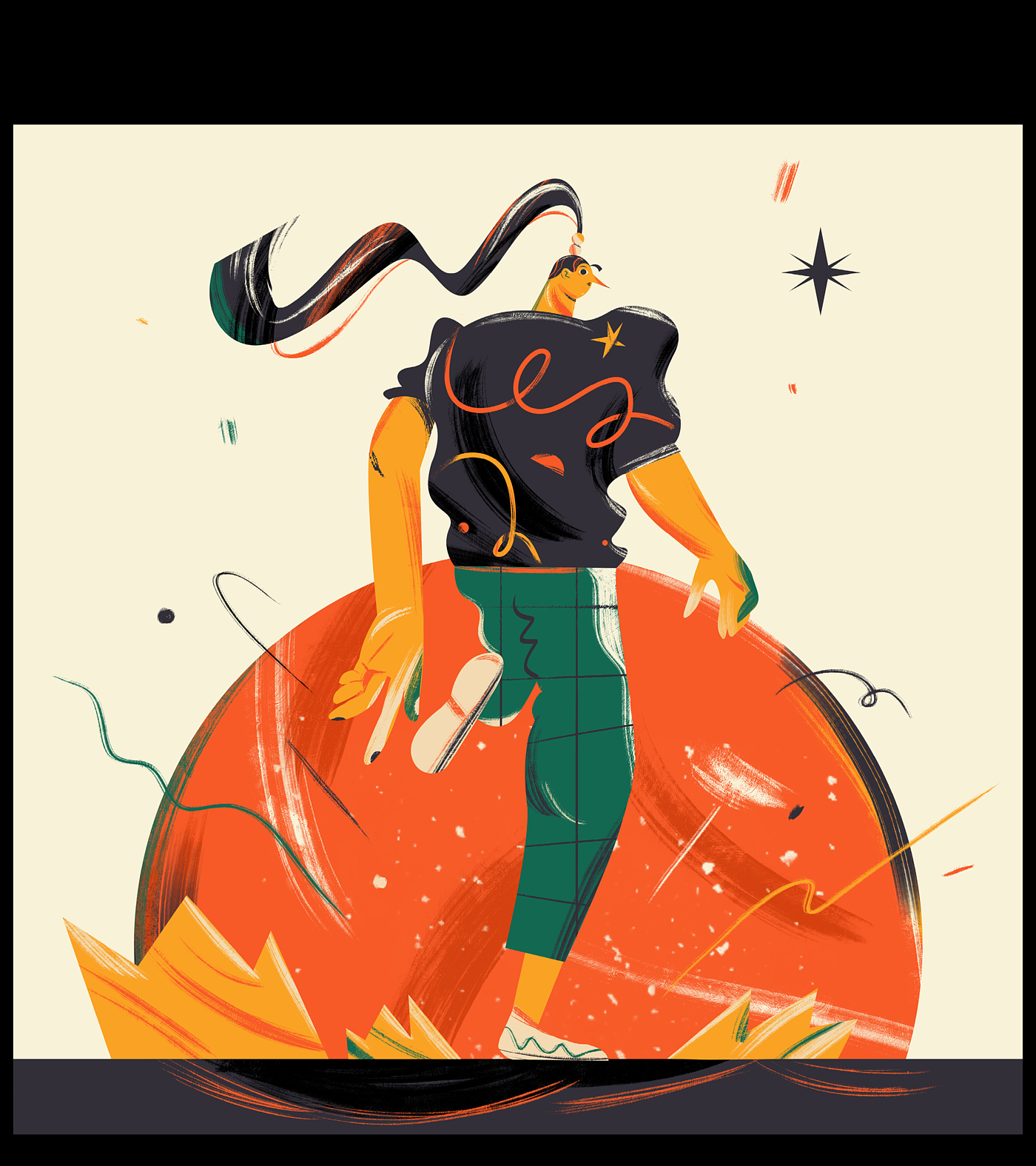 Color Practice | 插畫設計 - 普象网