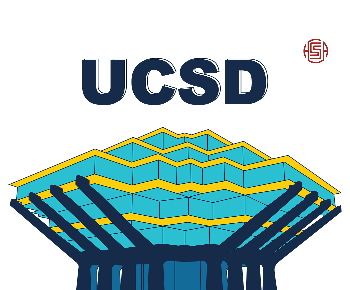 UCSD CSSA Tote Bag Design - 普象网