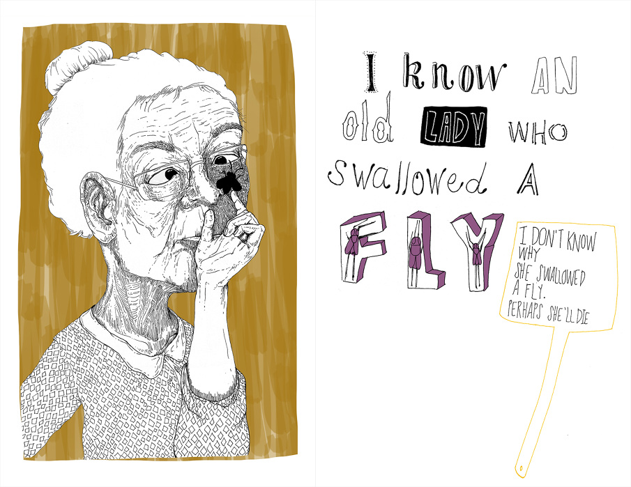 Old Lady who Swallowed a Fly - 普象网
