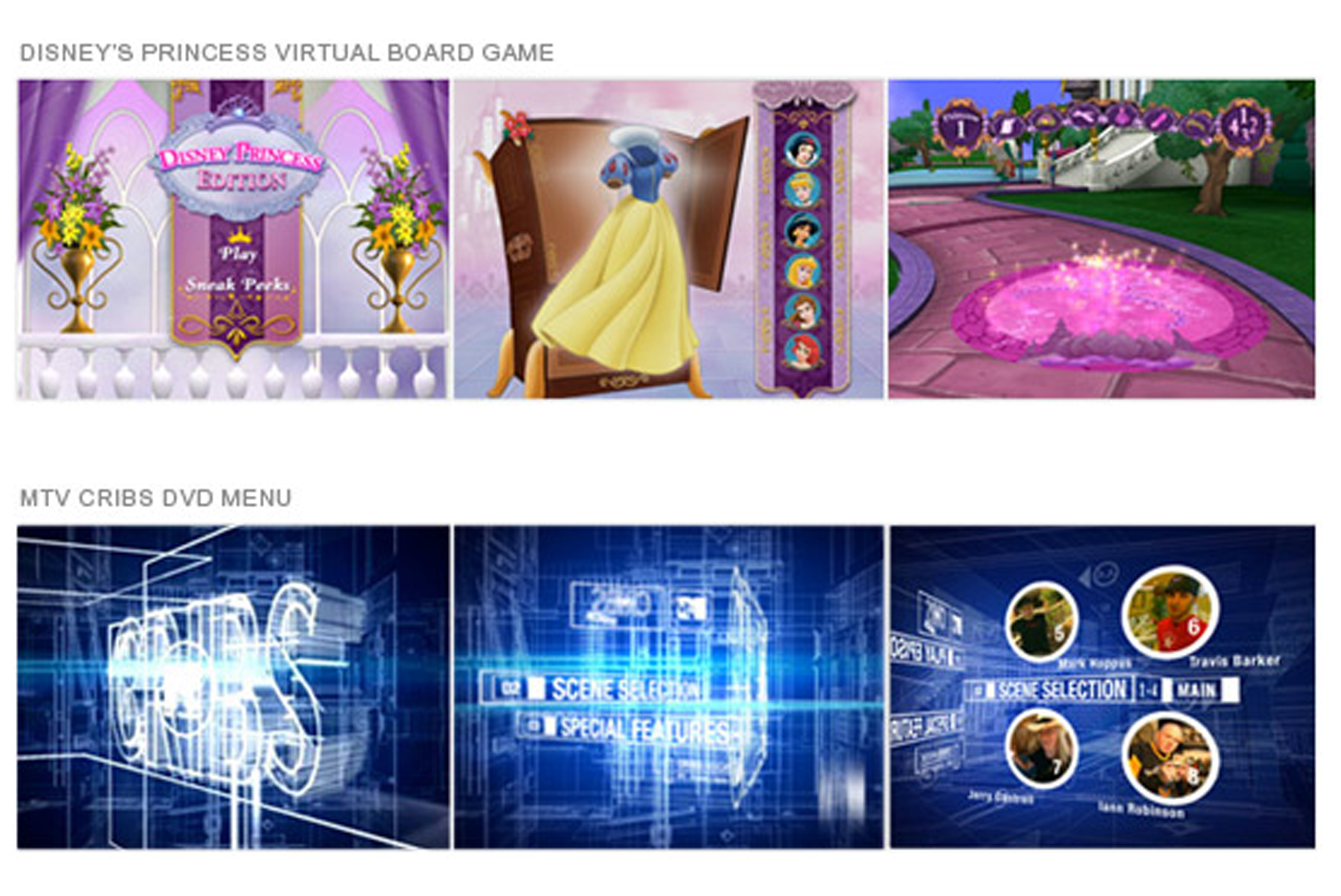 Interactive Design, DVD Menus - 普象网