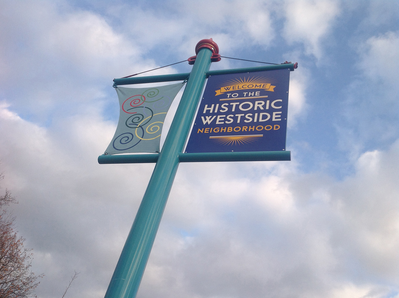 Westside Neighborhood welcome sign - 普象网