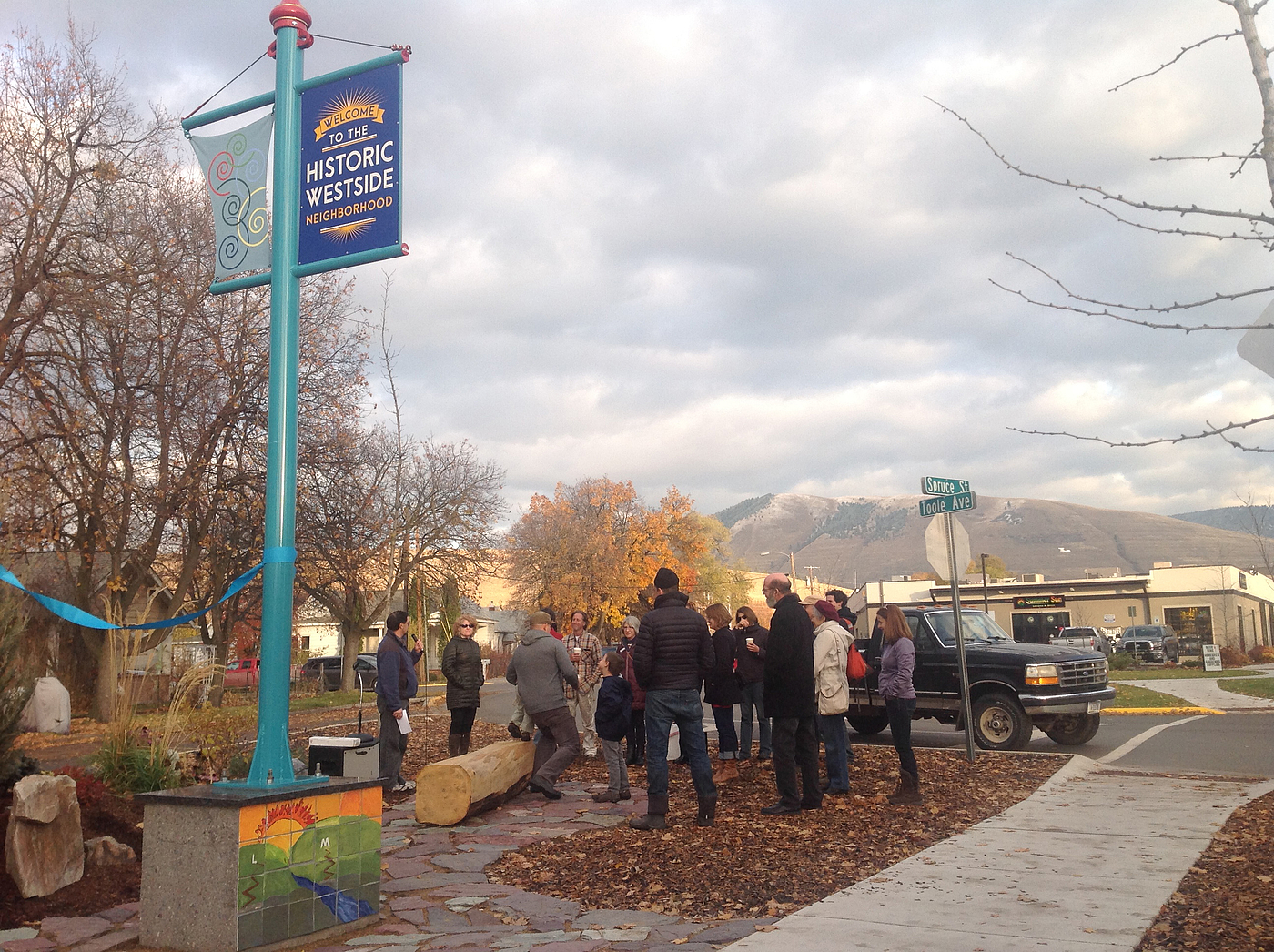 Westside Neighborhood welcome sign - 普象网