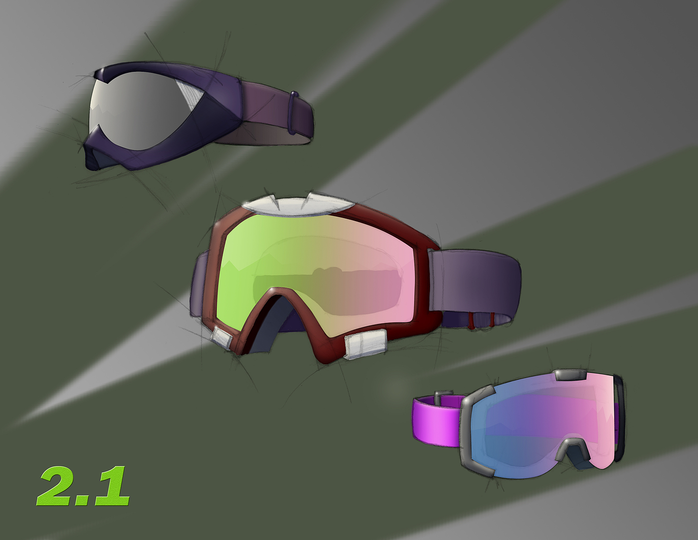 Snow goggle studies - 普象网