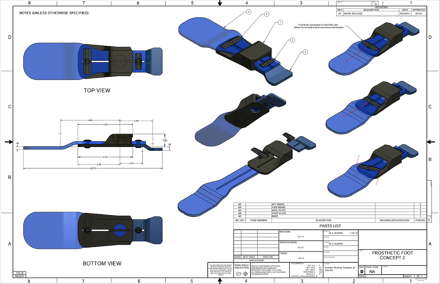 Prosthetic Foot Modular Tension Control - 普象网