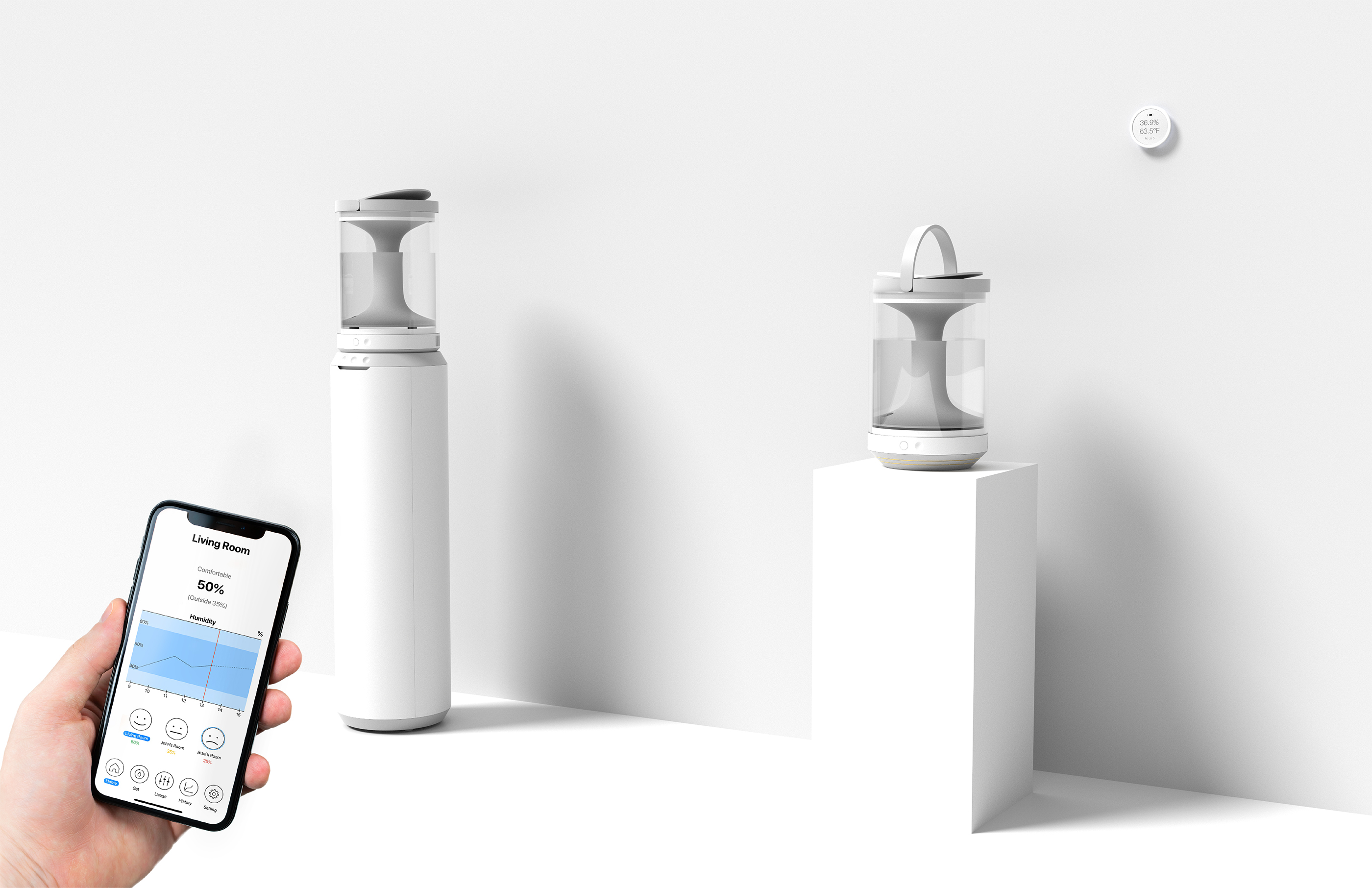 Mobi, a humidifier & system - 普象网