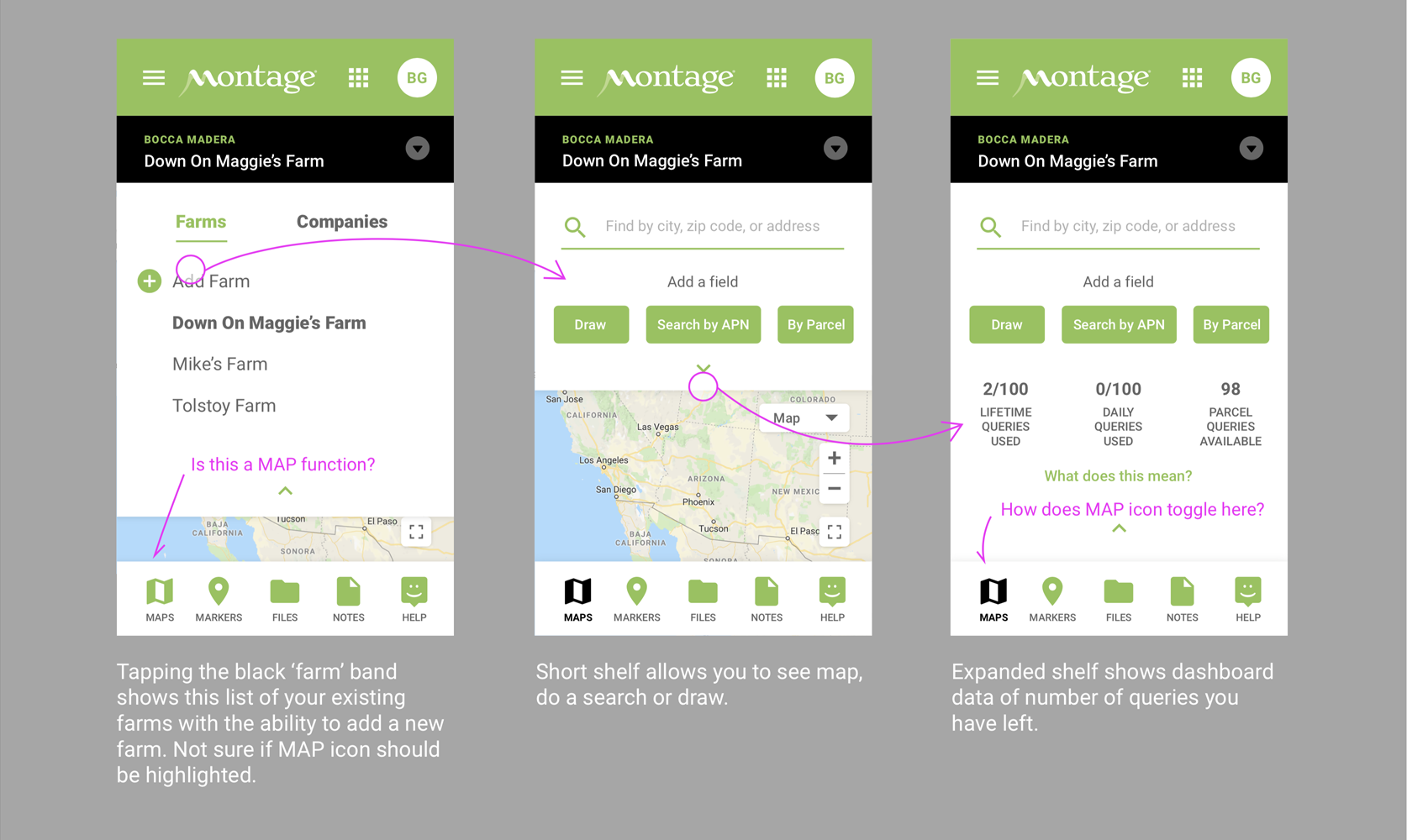 Montage Mobile & Web App - 普象网