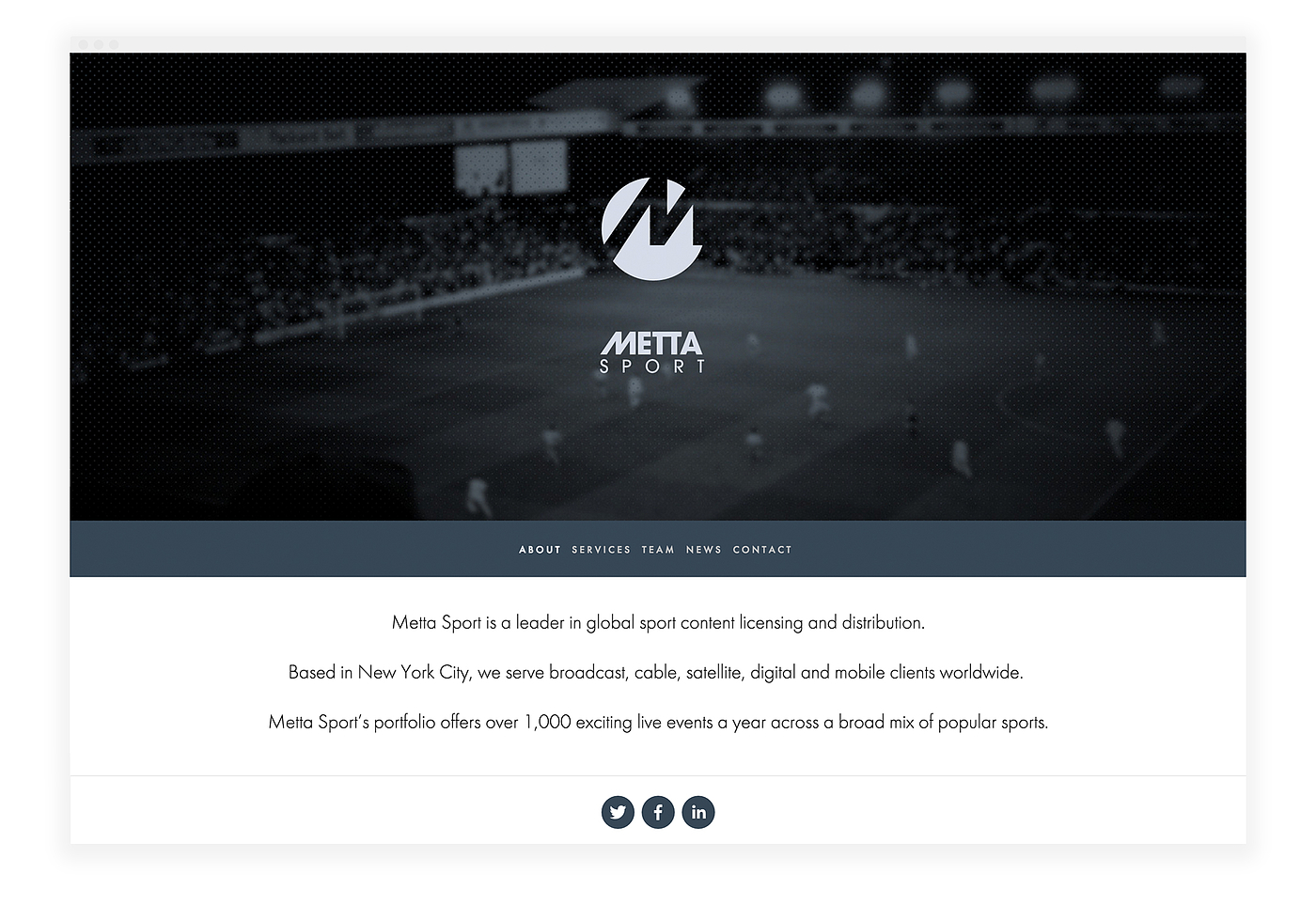 MettaSport Logo & Website - 普象网