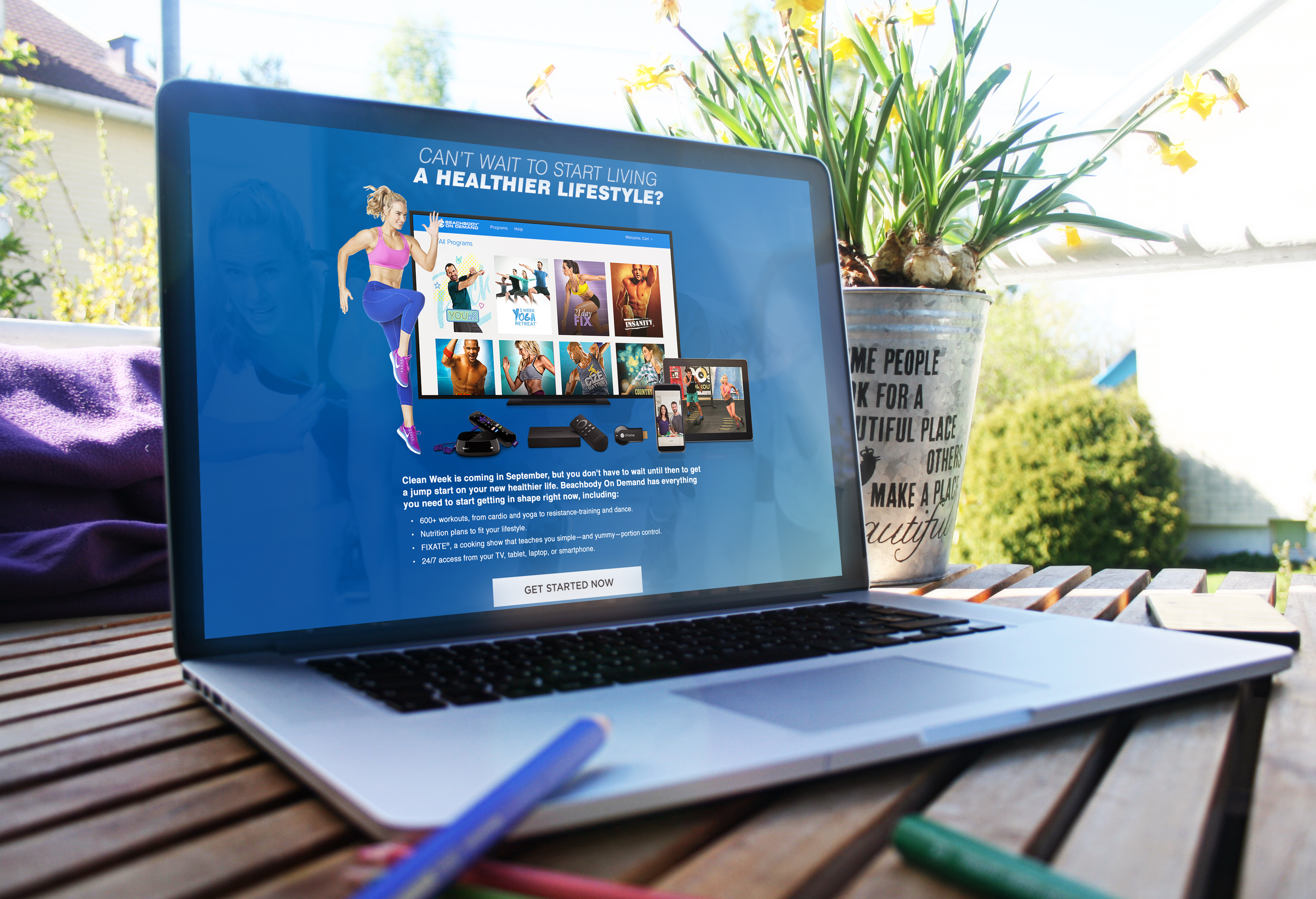 Web-Design for Beachbody's SuperTrainer Megan Davies - 普象网
