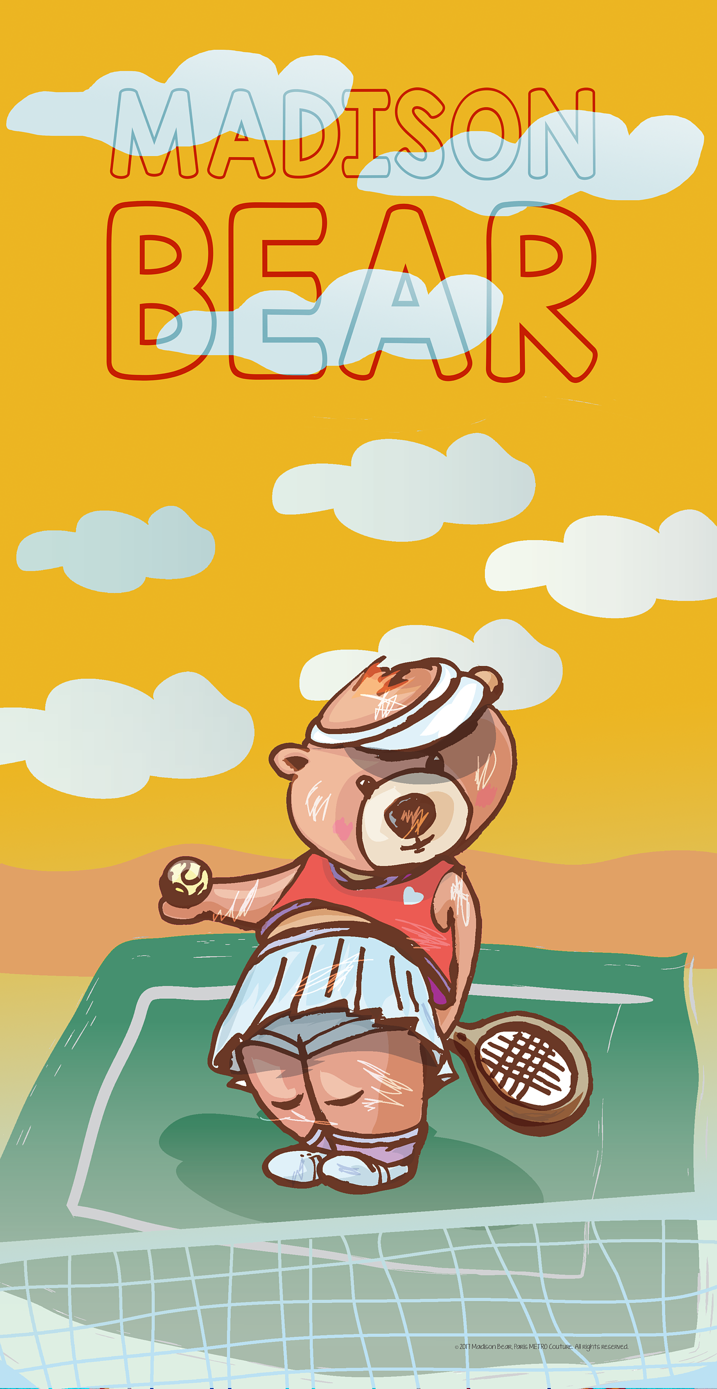 Paris METRO Couture: Madison Bear - Tennis Anyone? - 普象网