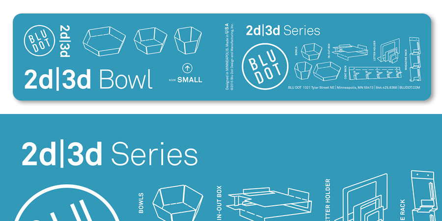 Blu Dot 2D:3D Packaging - 普象网
