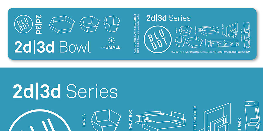 Blu Dot 2D:3D Packaging - 普象网