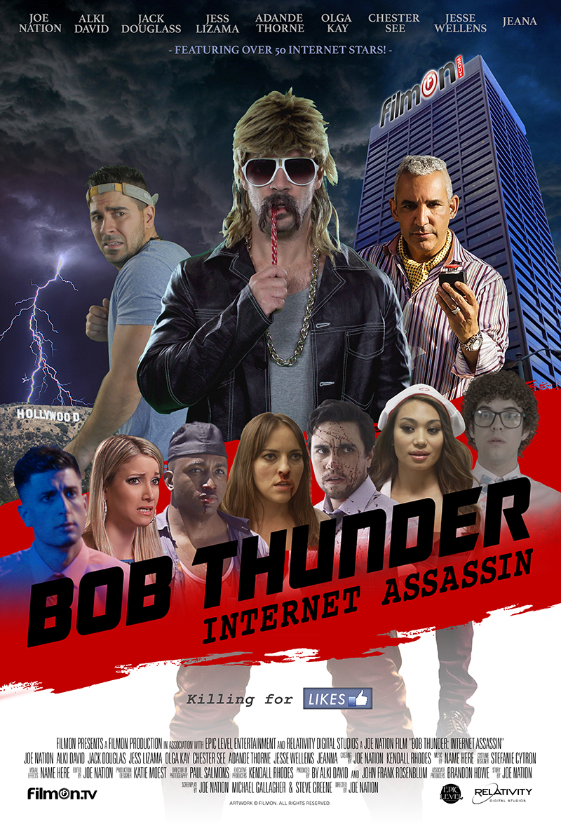 "Bob Thunder: Internet Assassin" Film Poster - 普象网