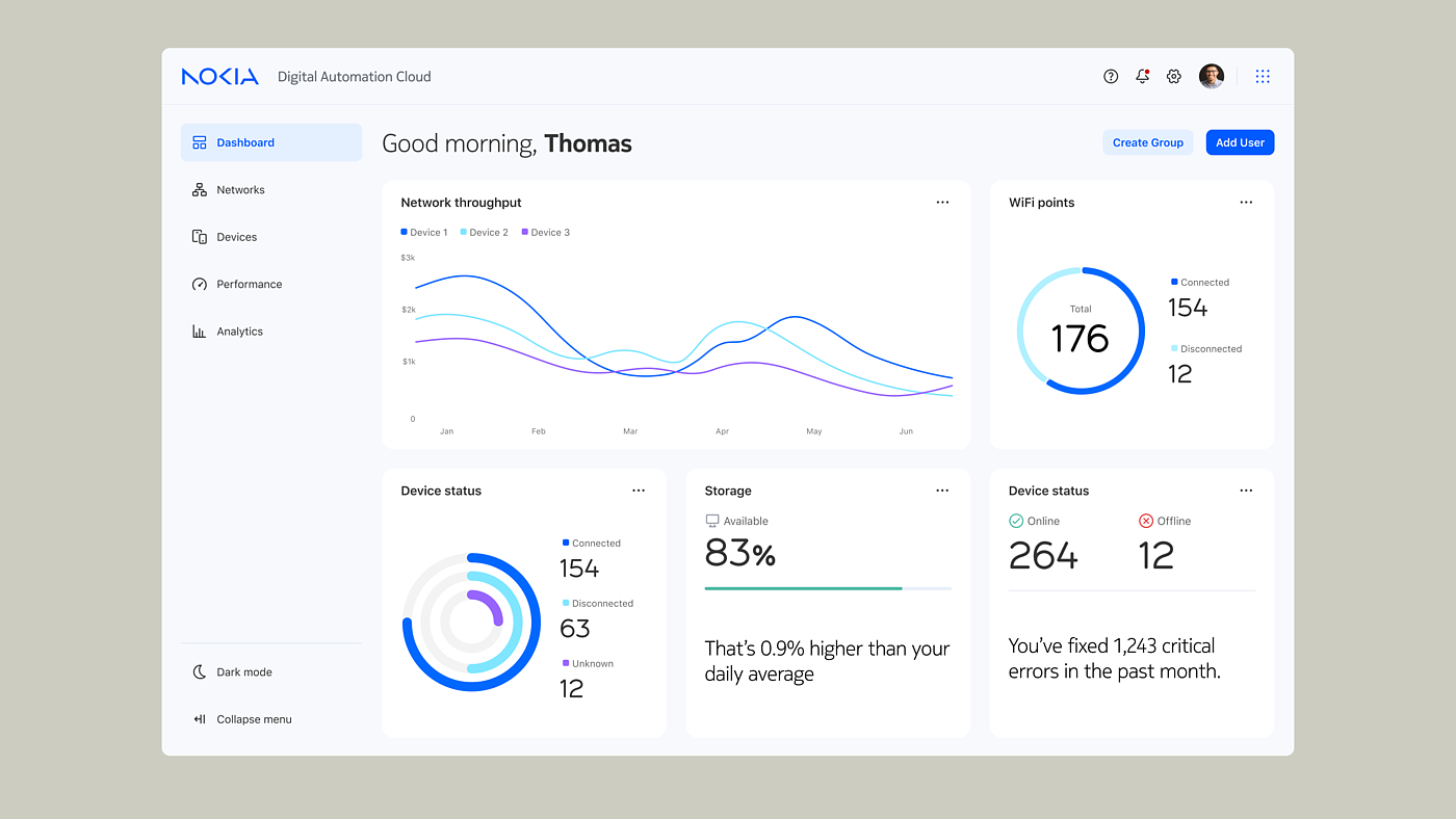 【2023年 iF设计奖】Nokia Digital Automated Cloud with Team Comms - 普象网