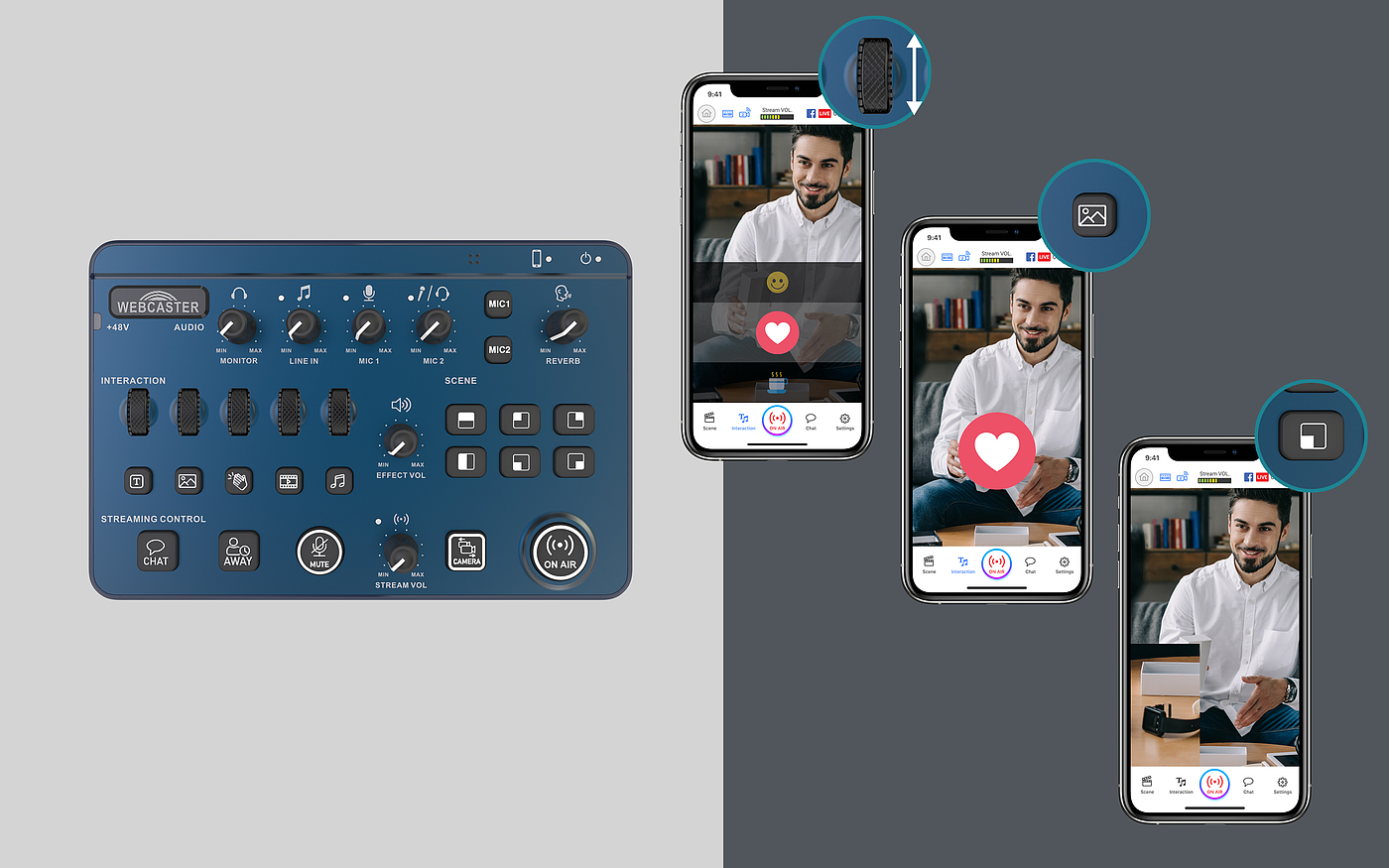 【2023年 iF设计奖】Live Streaming Kit - Webcaster and CreatorCam - 普象网