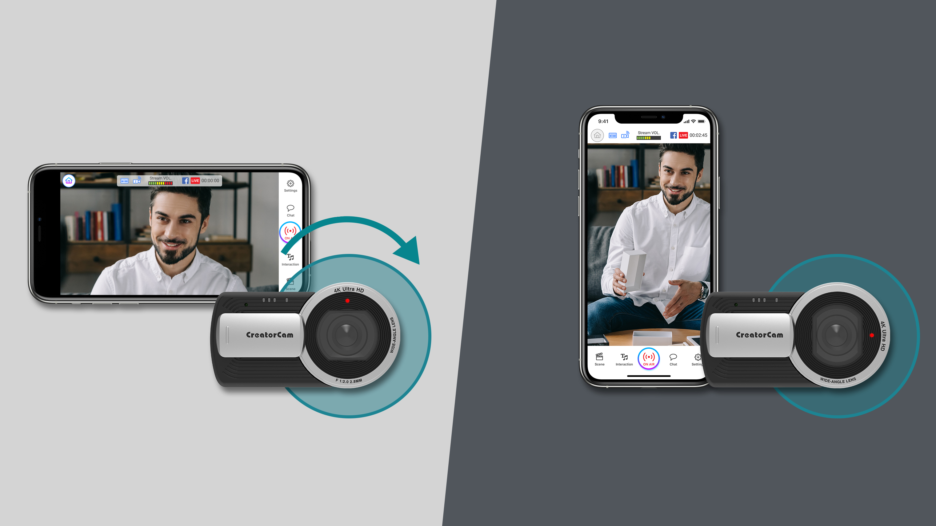 【2023年 iF设计奖】Live Streaming Kit - Webcaster and CreatorCam - 普象网