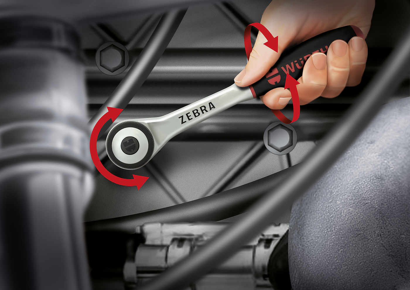 【2023年 iF设计奖】ZEBRA ratchet with 360° rotating handle - 普象网