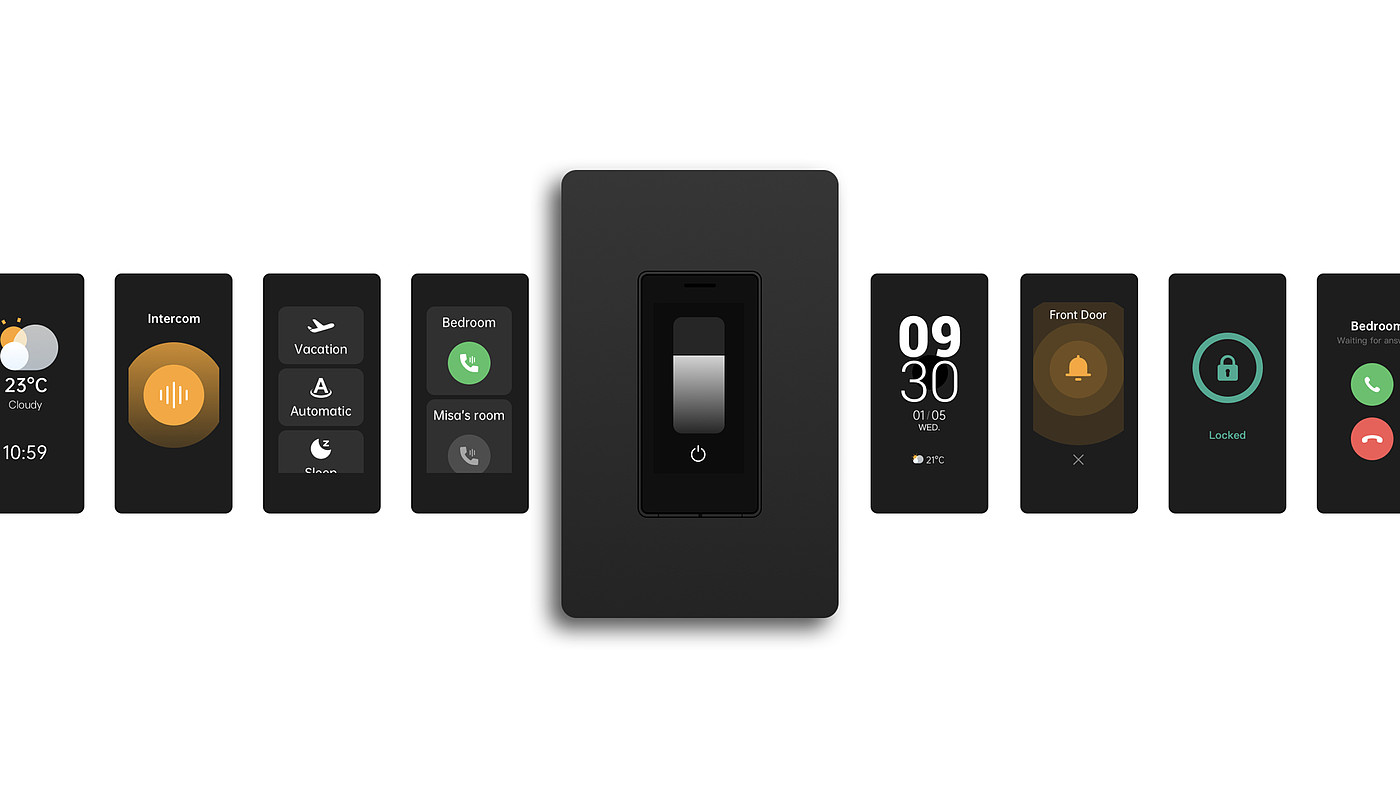 【2023年 iF设计奖】MixDimmer Intelligent Dimmer Switch (UX) - 普象网