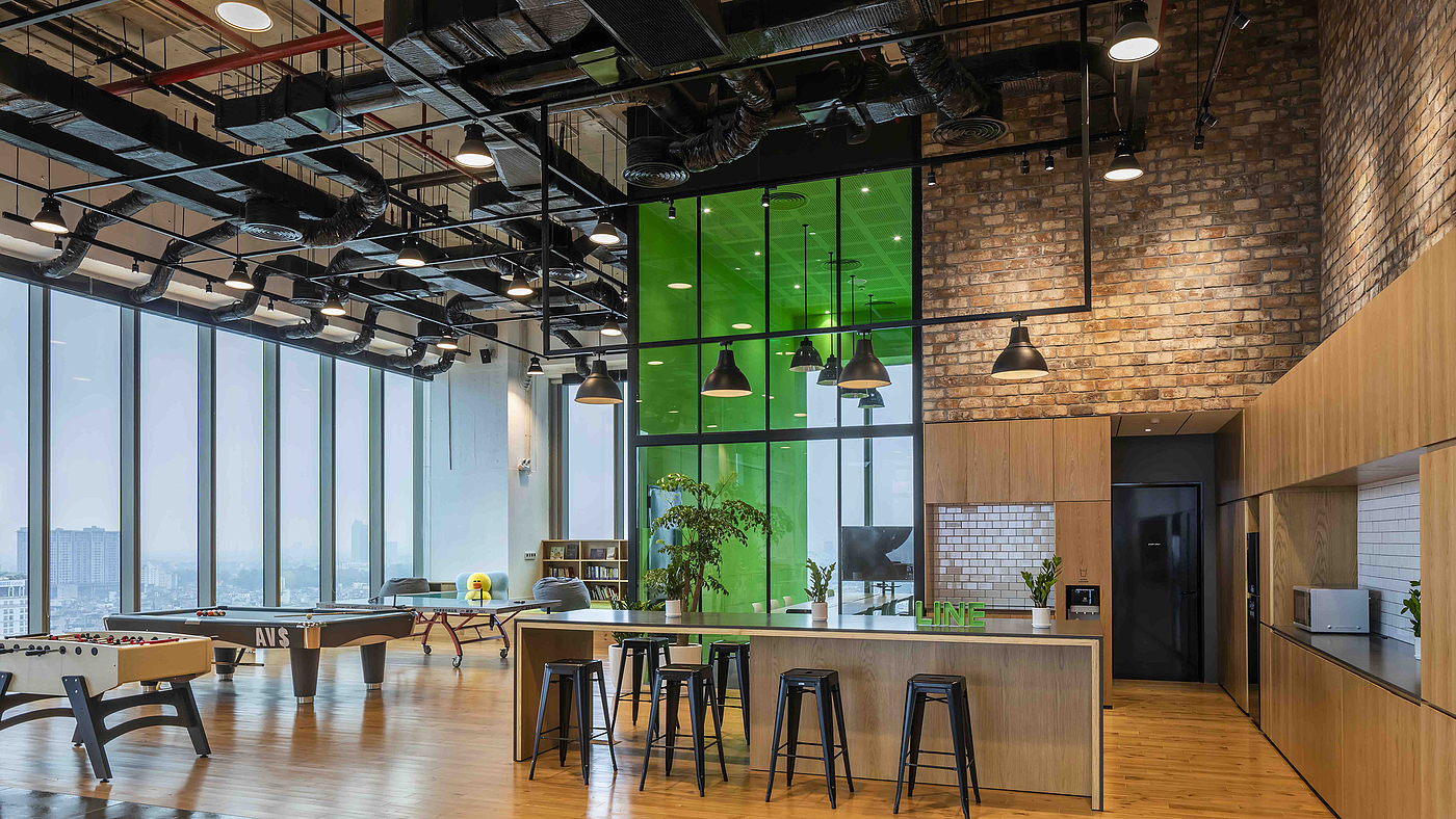 【2023年 iF设计奖】LINE Technology Vietnam Co., Ltd. OFFICE - 普象网