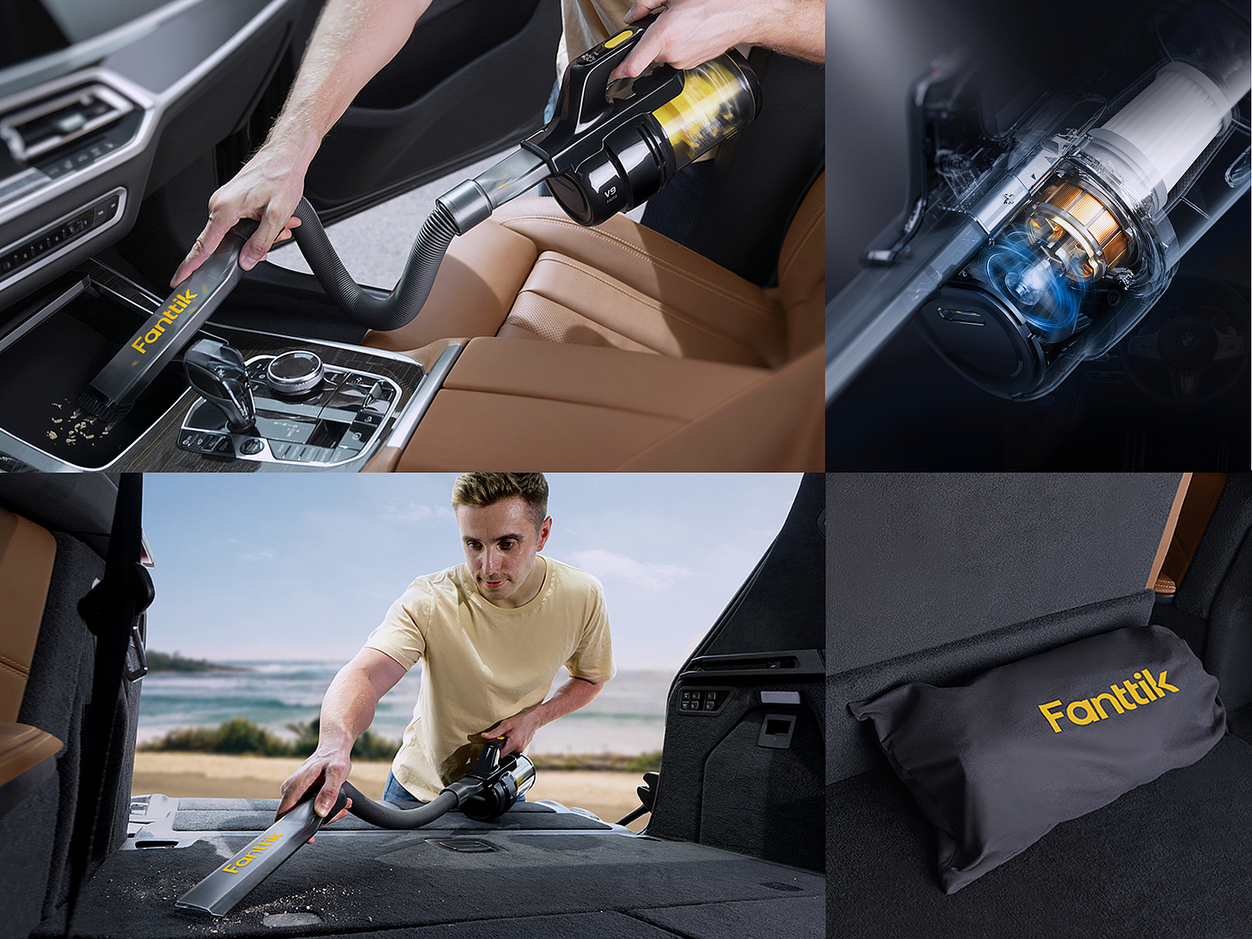 【2023年 iF设计奖】Fanttik V9 Mate Cordless Car Vacuum - 普象网