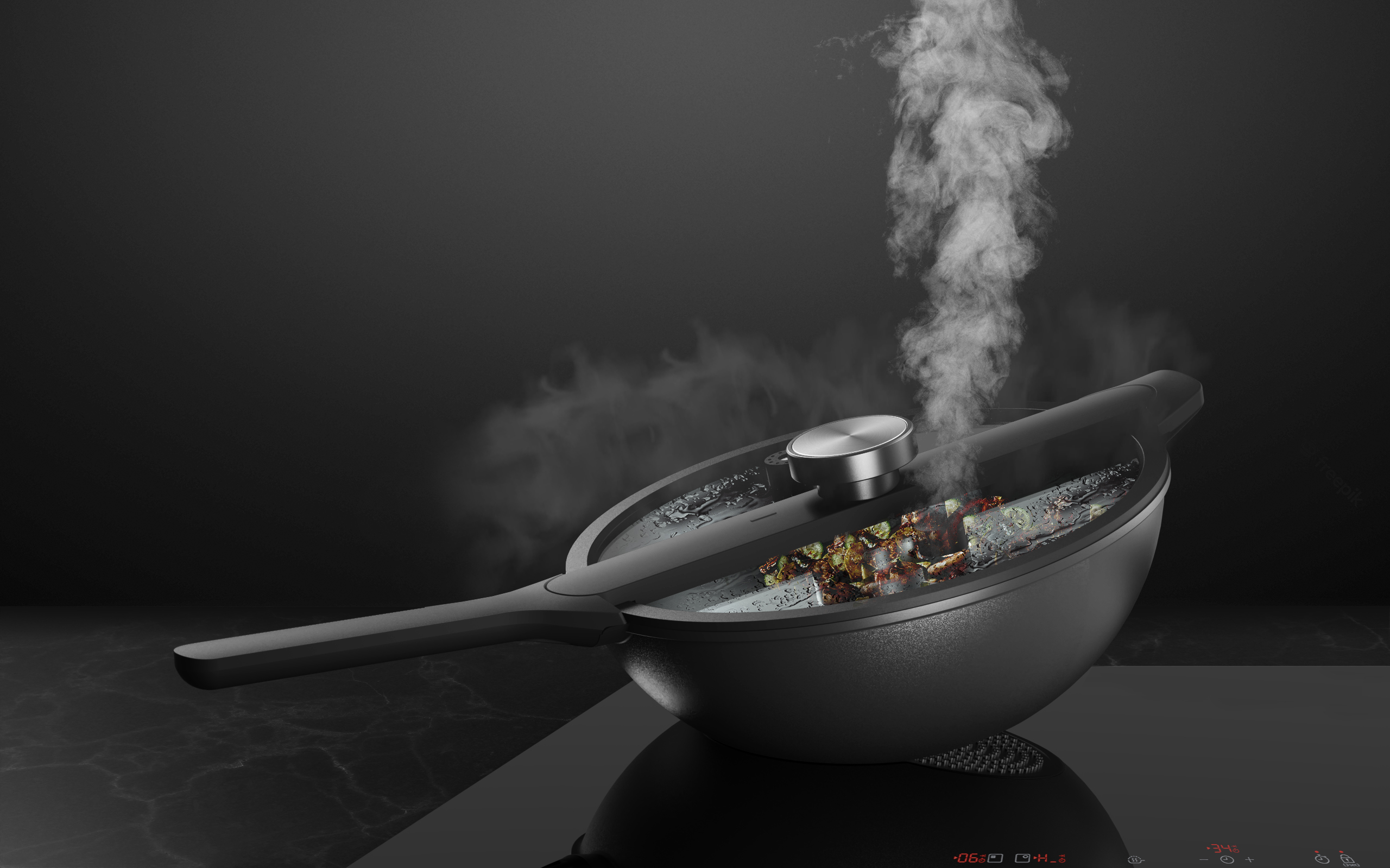 【2023年 iF设计奖】WOQ - The induction wok pan to cook like a chef - 普象网