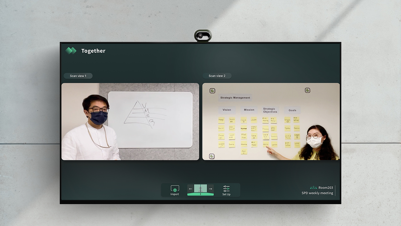 【2023年 iF设计奖】Virtual Huddle UI - 普象网