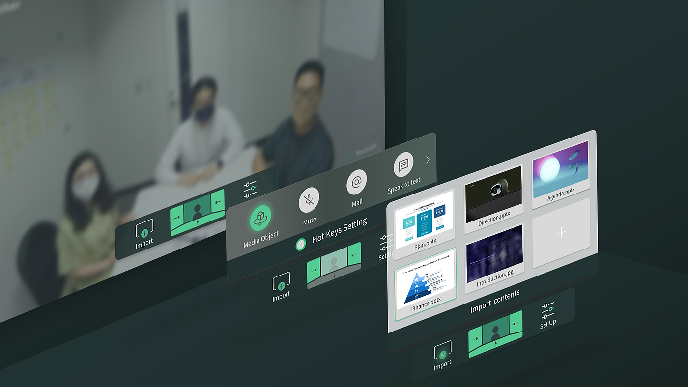 【2023年 iF设计奖】Virtual Huddle UI - 普象网