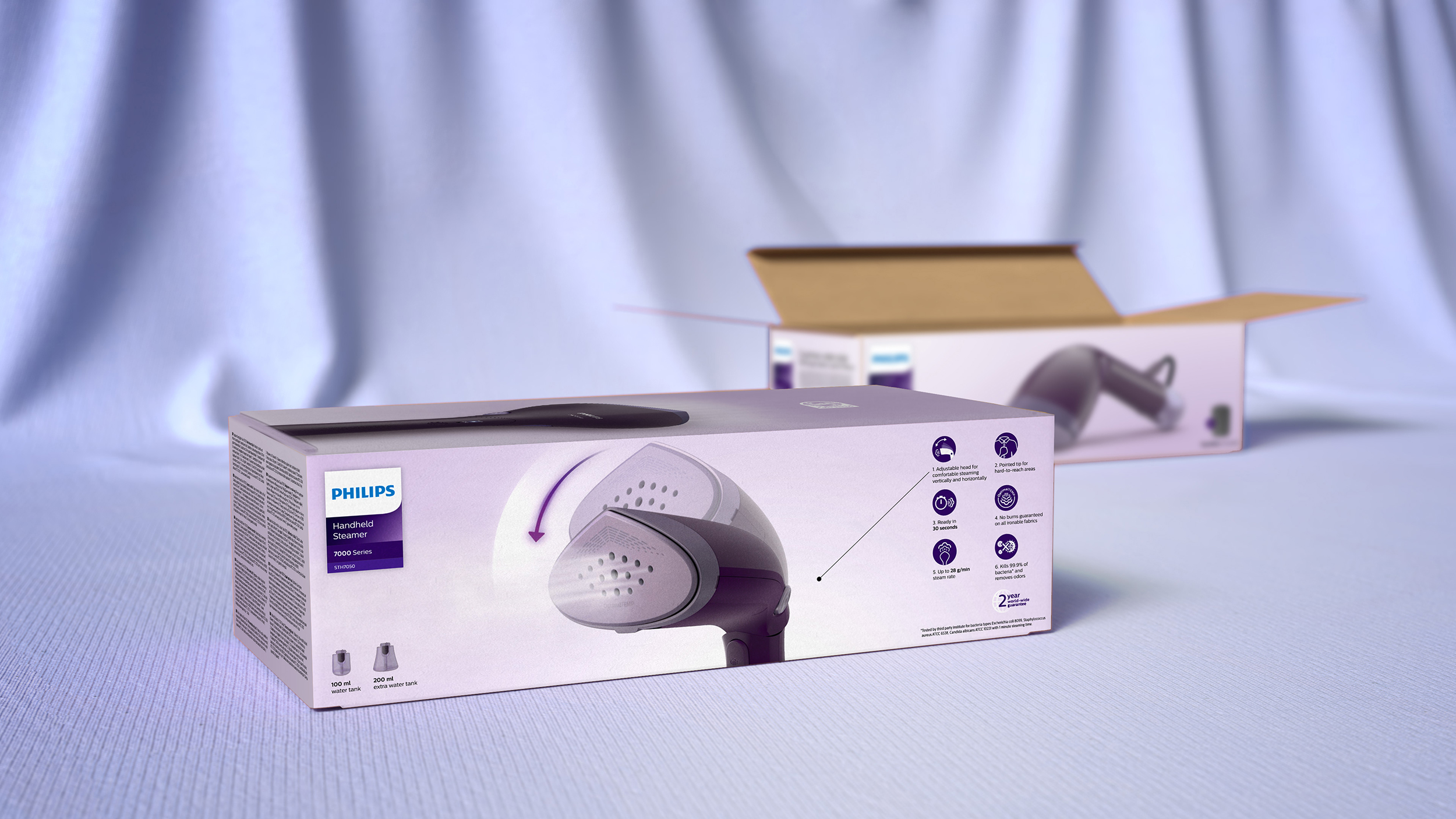 【2023年 iF设计奖】Philips 7000 series Handheld Steamer packaging - 普象网