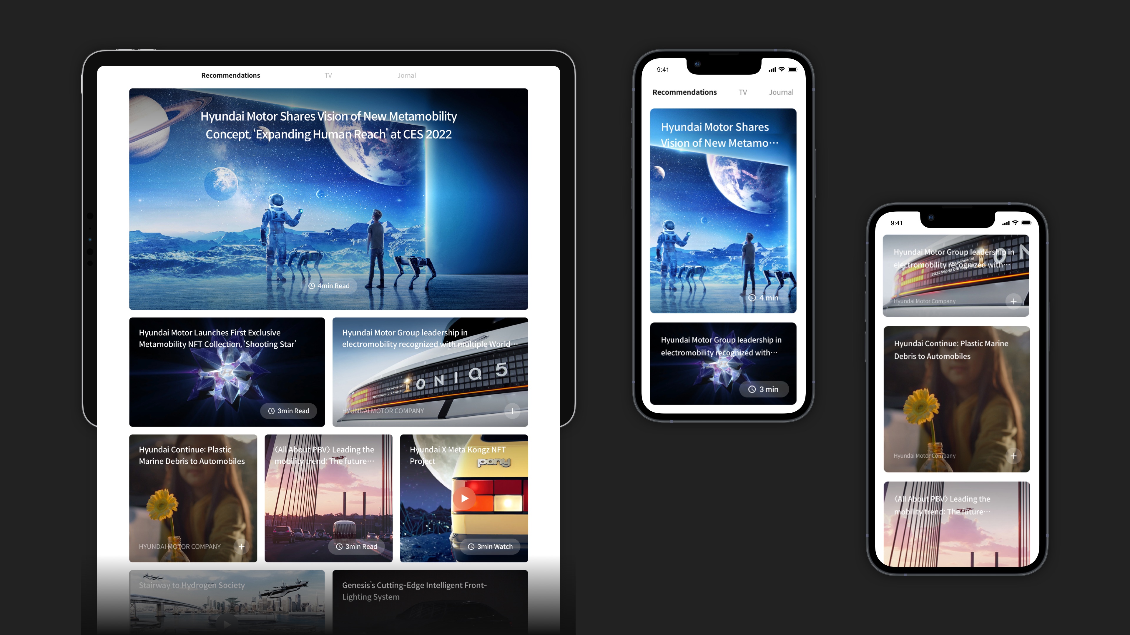 【2023年 iF设计奖】Hyundai Motor Group PR Website - 普象网