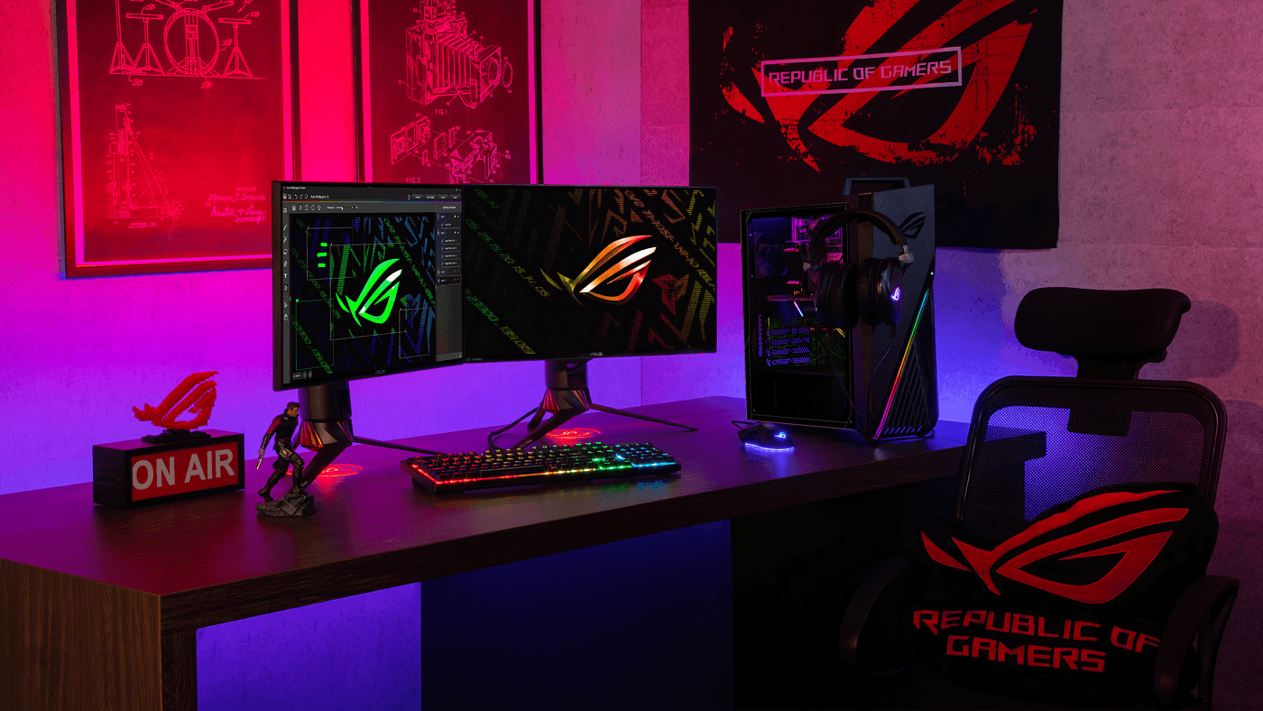 【2023年 iF设计奖】Aura Wallpaper in ROG Aura Lighting System - 普象网