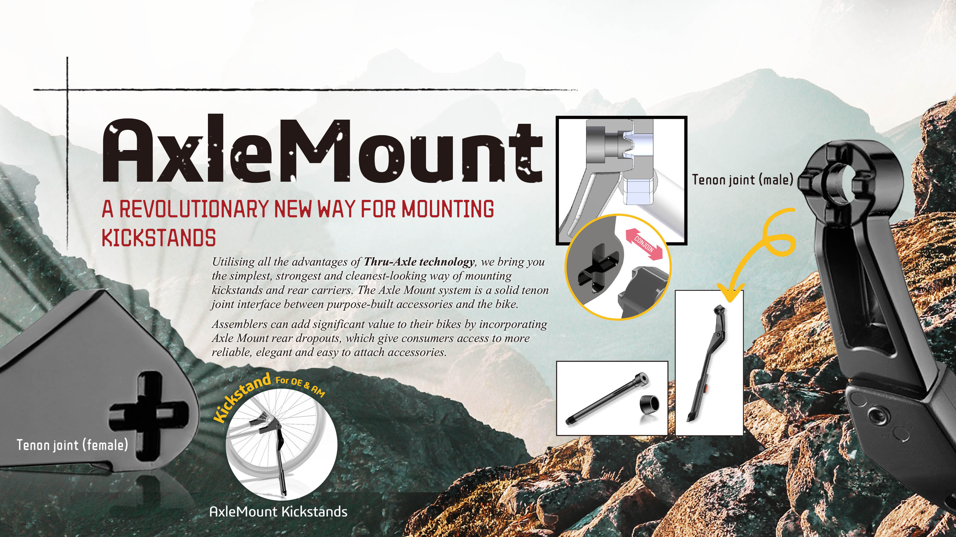 【2023年 iF设计奖】AXLE MOUNT KICKSTAND - 普象网