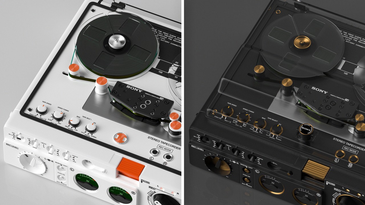经典再现：重新设计的索尼 TC-510-2 磁带录音机，采用全新时髦设计，迎合发烧友期待 - 普象网