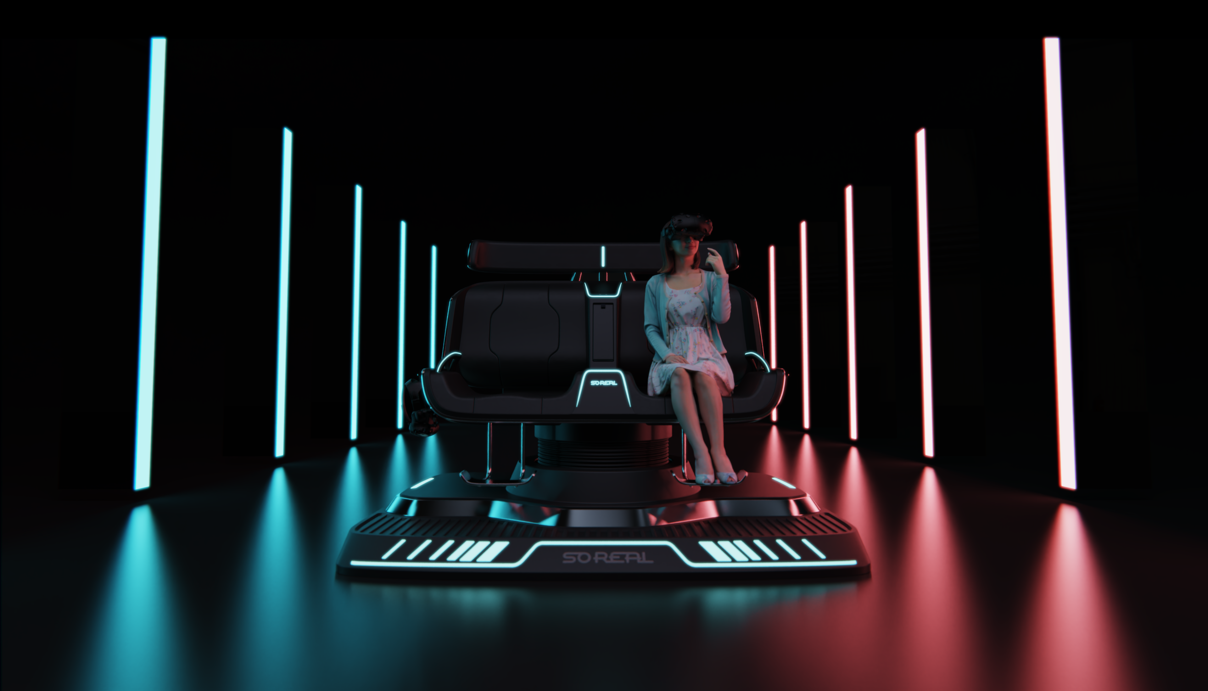 《Fayer》 双人VR座椅模拟器 - 普象网