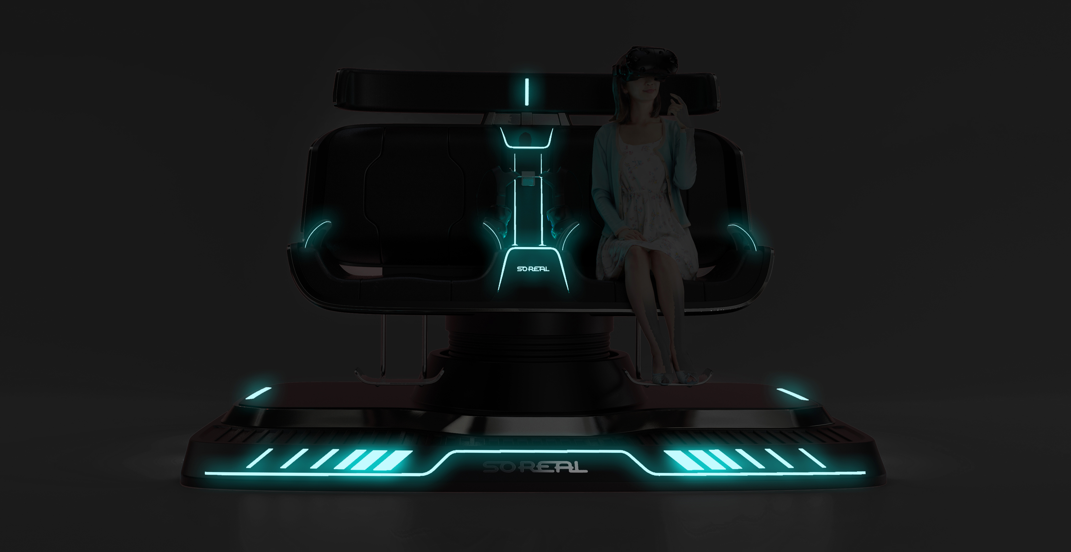 《Fayer》 双人VR座椅模拟器 - 普象网