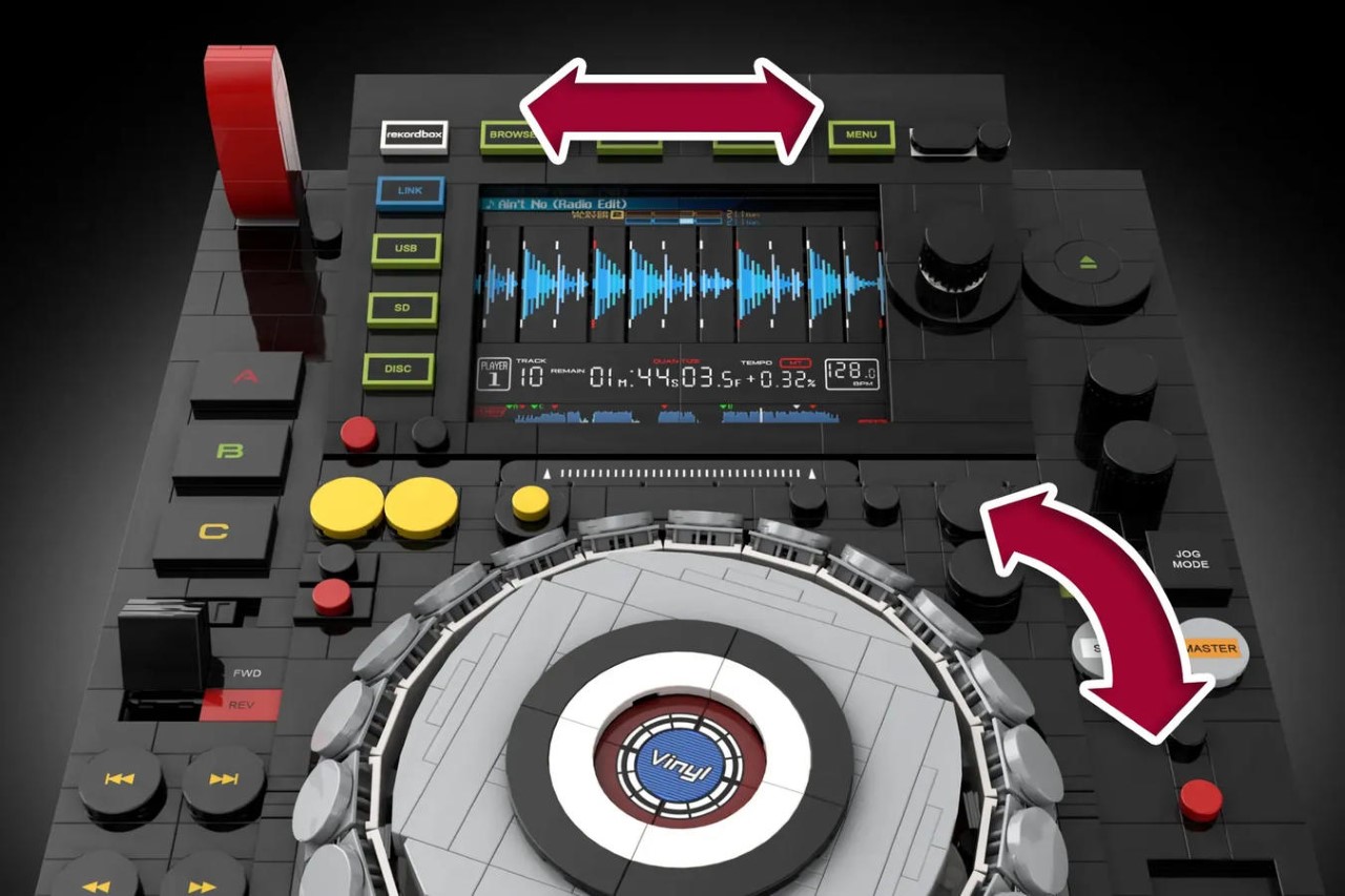 乐高再创造：先锋 CDJ 2000DJ 控制台 - 普象网