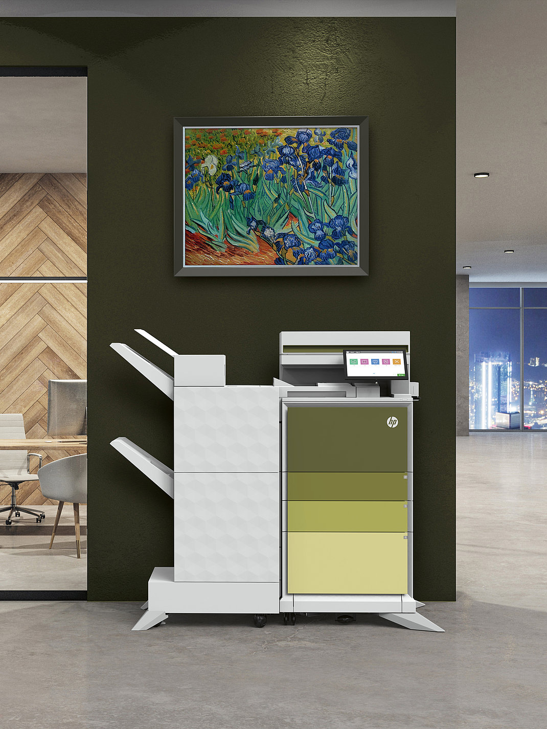 【2023 红点奖】HP LaserJet 5000-6000 and E700-E800 Series MFPs / 多功能打印机 - 普象网