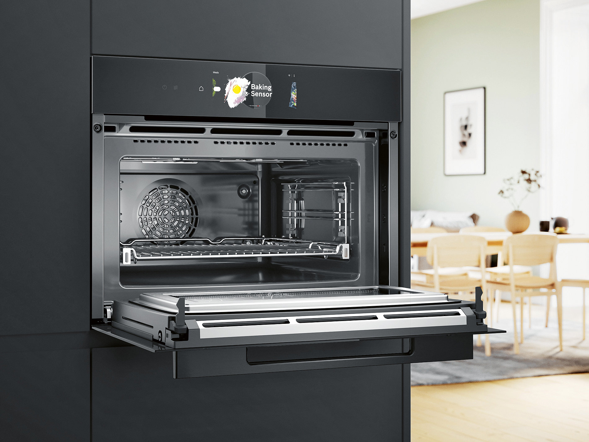 【2023 红点奖】BOSCH Series 8 Accent Line Built-in Compact Microwave / 厨房用具 ...