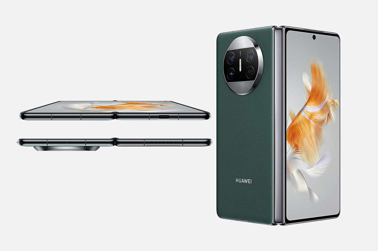 华为将超薄、超轻的mate x3折叠手机推向全球市场~ - 普象网