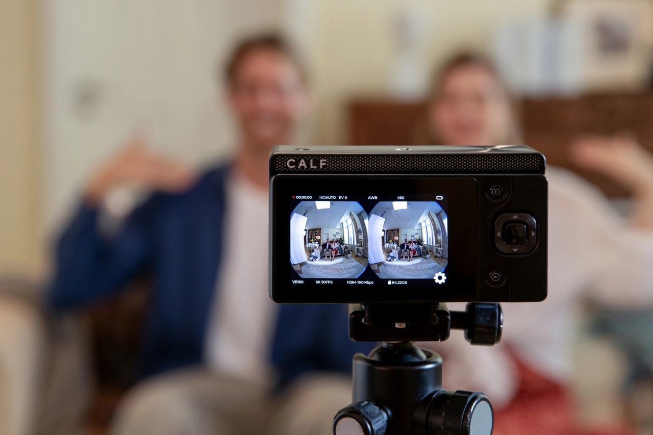 可以拍摄6D中的3K视频的双镜头VR相机 - 普象网