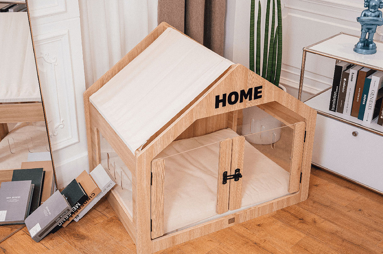 属于狗狗的五星级酒店—— Wooffy Dog House宠物家具 - 普象网
